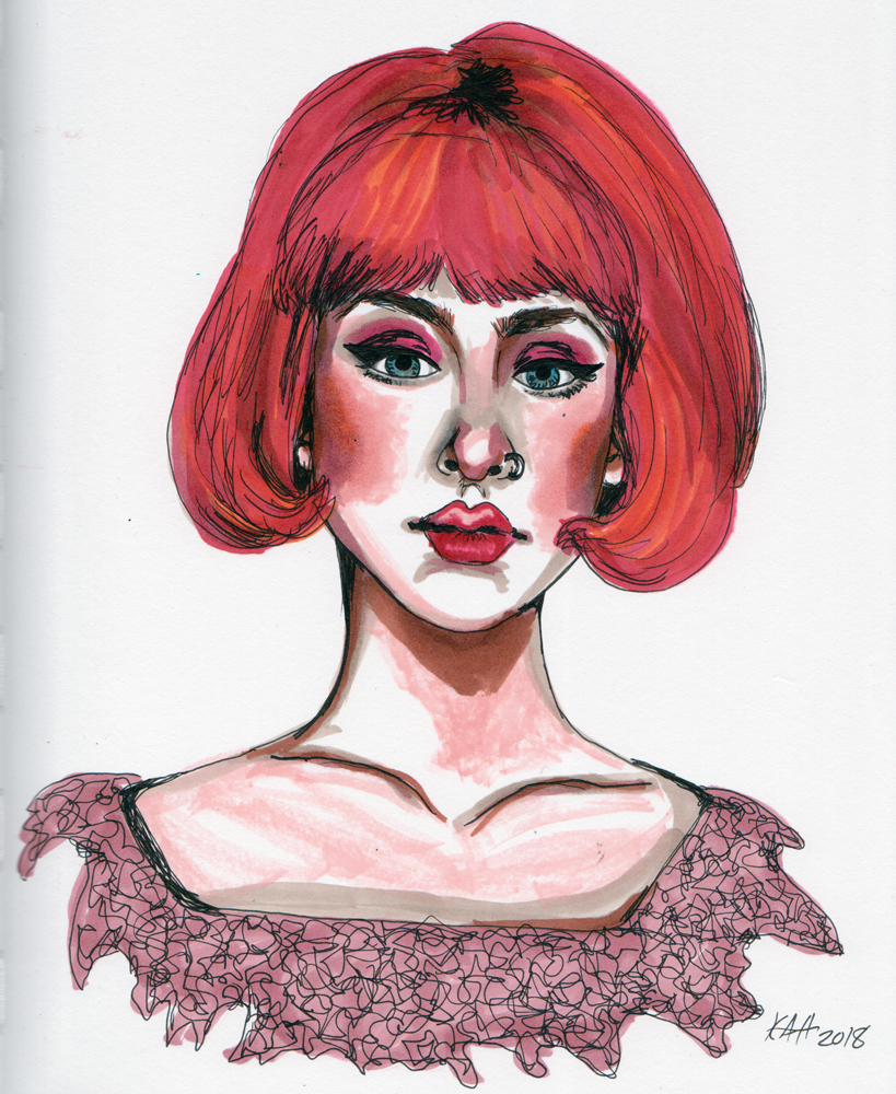 Thursday Night Portrait Session – Ugly Stepsister: Artwork by Kirsten ...